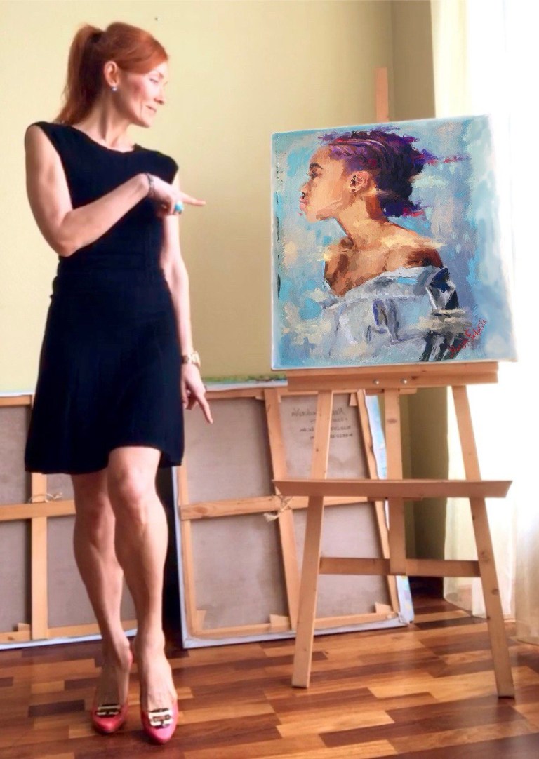 Marina Fedorova — Dazzles as Figurative Artist, Portrait Painter – New York Artscape